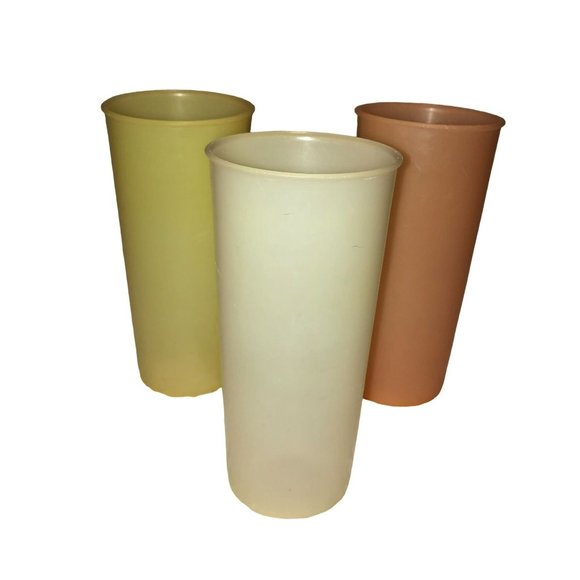 Tupperware | Dining | Vintage Tupperware Plastic Glasses Lot Of 3 ...